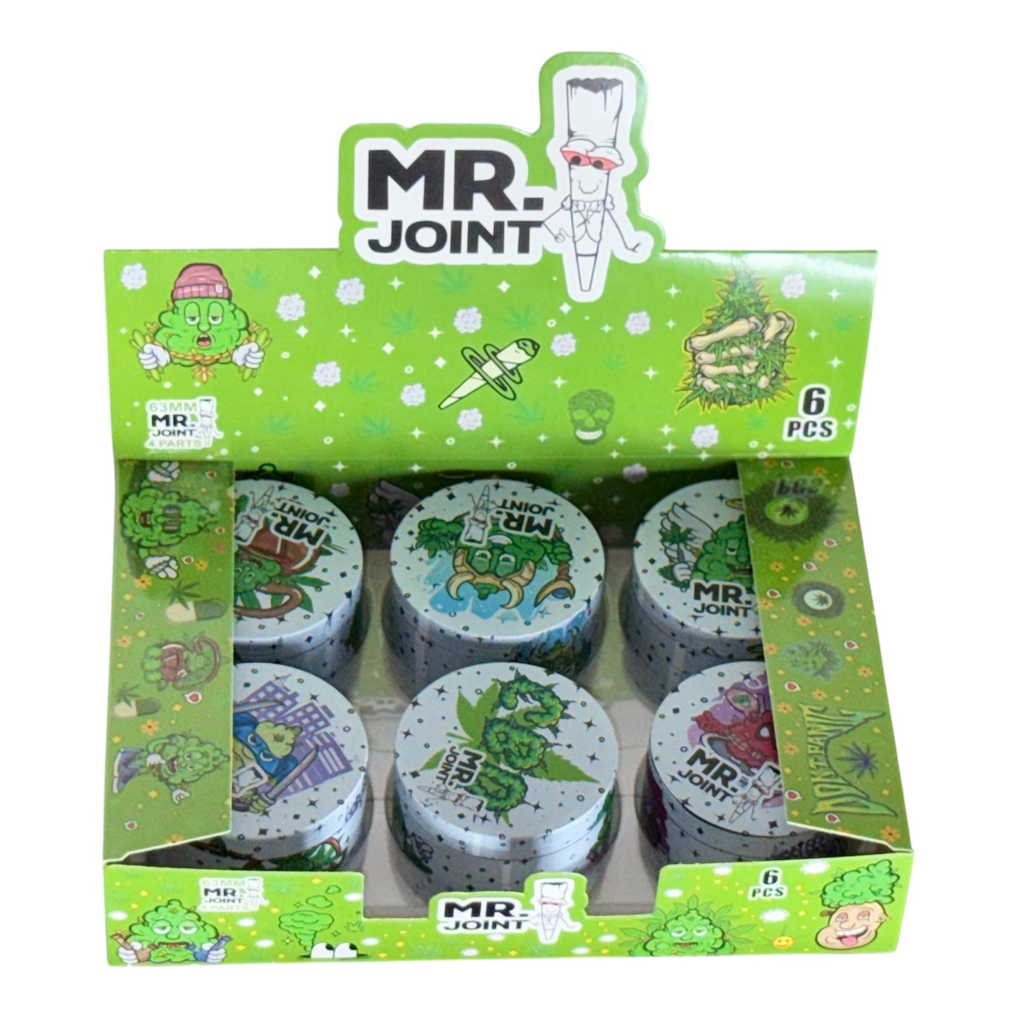 Mr. Joint 4-Piece large Metal - Grinder (6pk) – PB DISTRIBUTION