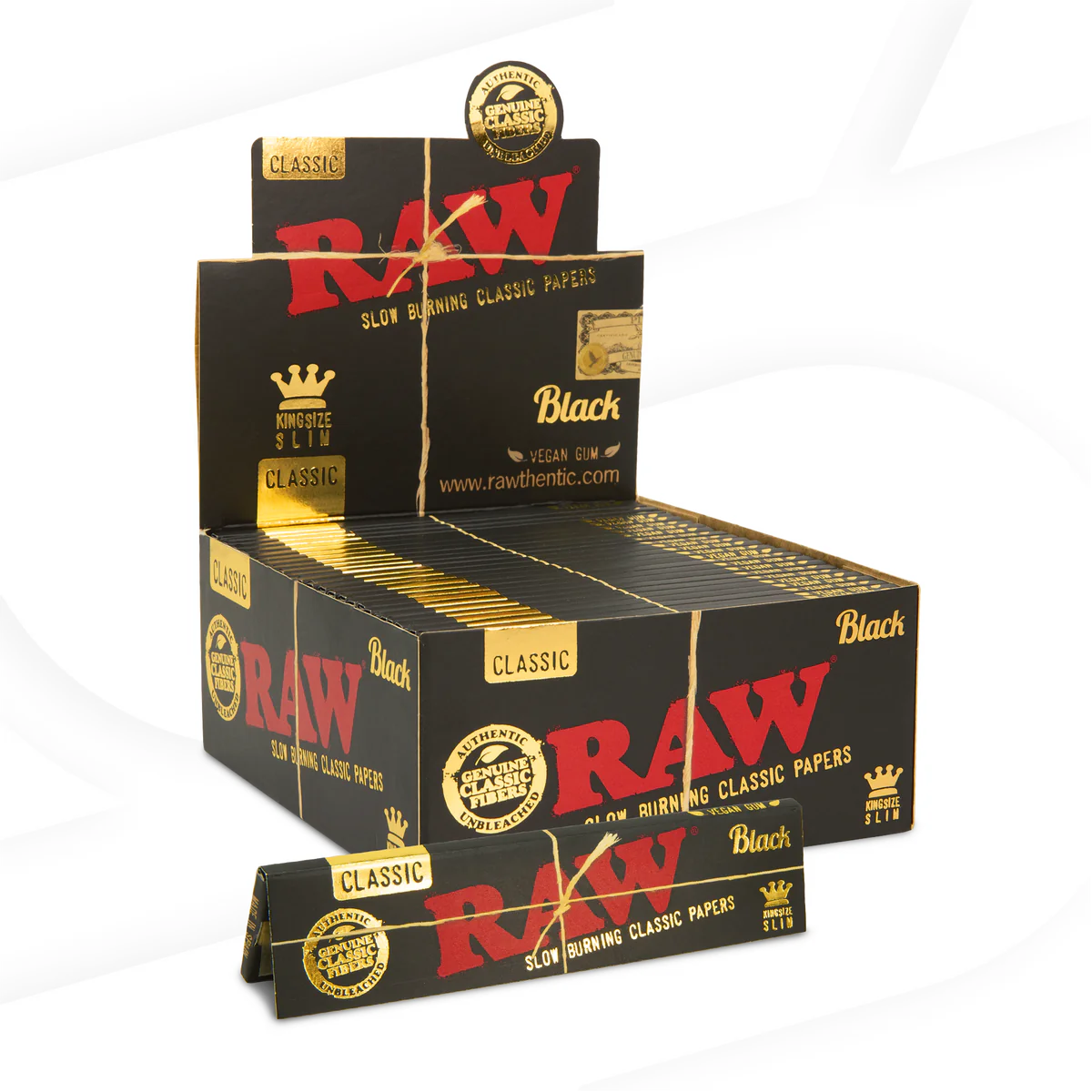 RAW Classic Black - King Size – PB DISTRIBUTION